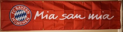 Bayern Munich FC Soccer Futbol Huge 2x8 Foot Banner Flag With Metal ...