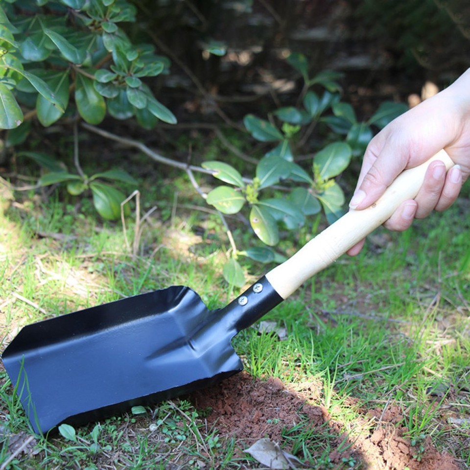 Square Shovel for Gardening Ergonomic Ash Shovel Handle Tool | eBay ...