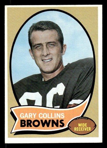 1970 TOPPS GARY COLLINS 169 EXMT FOOTBALL CLEVELAND BROWNS | eBay