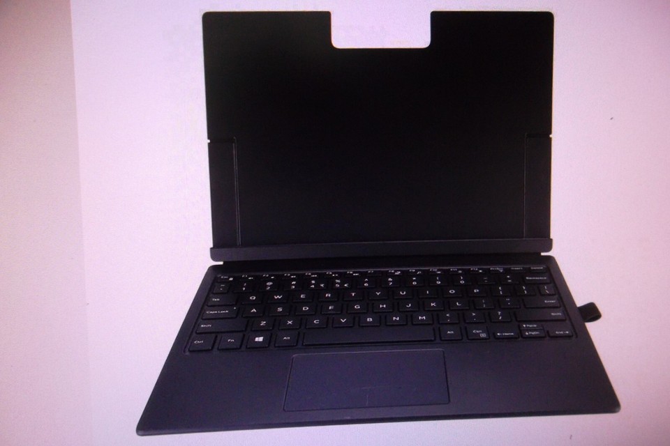 Dell 7TCC3 Keyboard Dock Folio Thin for Latitude 12 7275 XPS 12 9250 ...