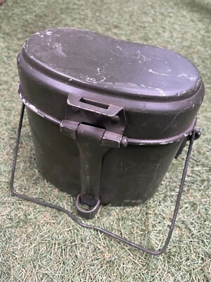 German Army Mess Tins Cooking Set Camping Billy Can Survival Vintage ...
