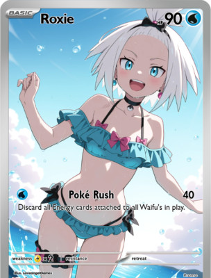 LoveangelGames-Season 2- Custom Card- Waifu Universe- Roxie | eBay