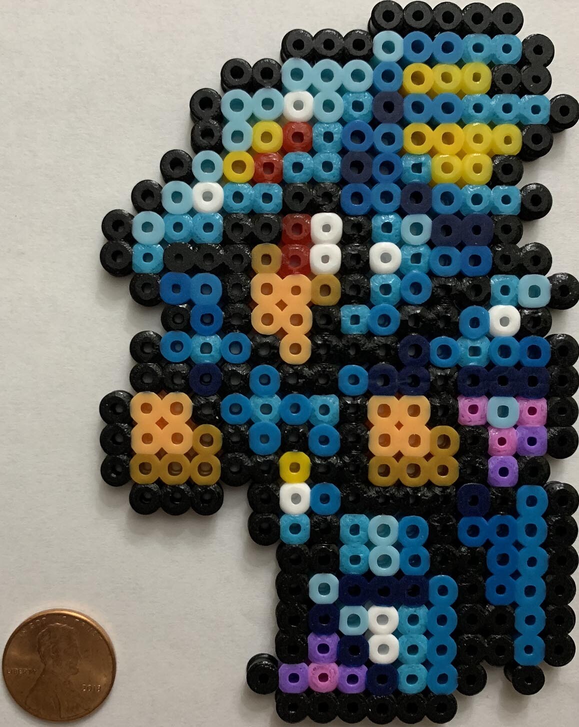 Kain Highwind Final Fantasy Bead Sprite Artkal Hama Perler Retro Pixel ...