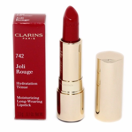 CLARINS JOLI ROUGE LONG-WEARING MOISTURIZING LIPSTICK 3.5G #742 NIB ...