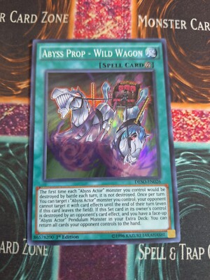 Yu-Gi-Oh! Abyss Prop - Wild Wagon DESO-EN026 Super Rare 1st Edition ...