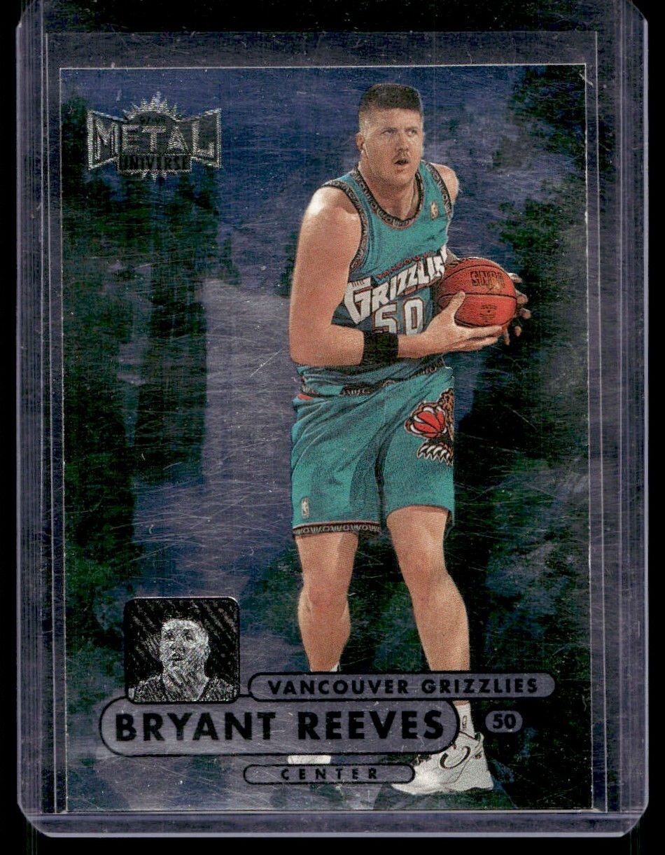 1997-98 Metal Universe Championship Bryant Reeves G31 Vancouver ...