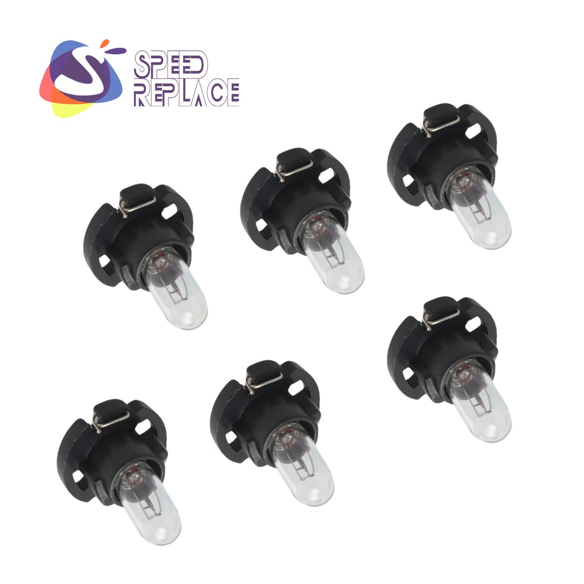 Xenon 10X T4/T4.2 Neo Wedge 10MM Base Halogen Bulbs Dashboard Clmate ...