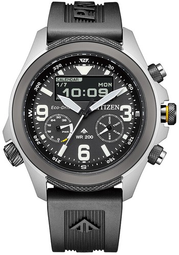 CITIZEN JV1007-07E Wrist watch PROMASTER LAND Black SS Anadigi Men ...