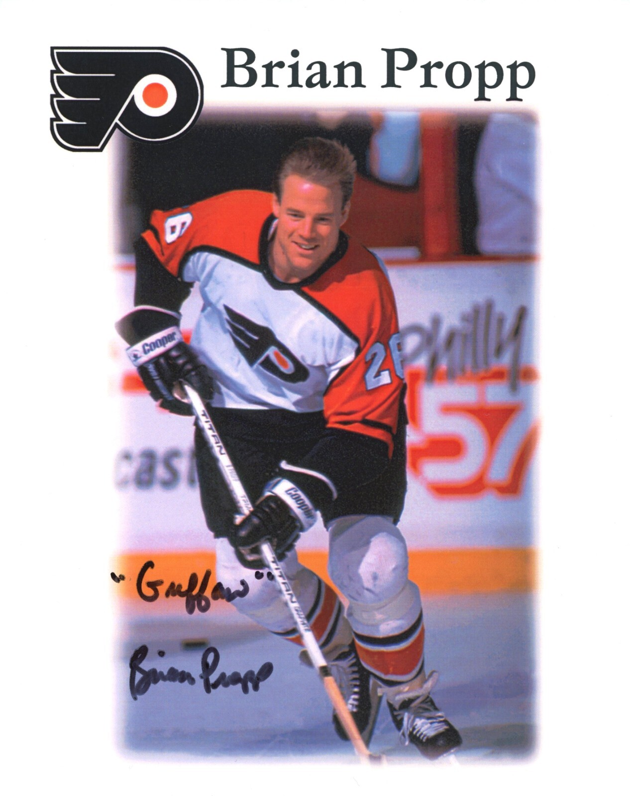 1987 Canada Cup Winner Brian Propp Signed Photo | eBay