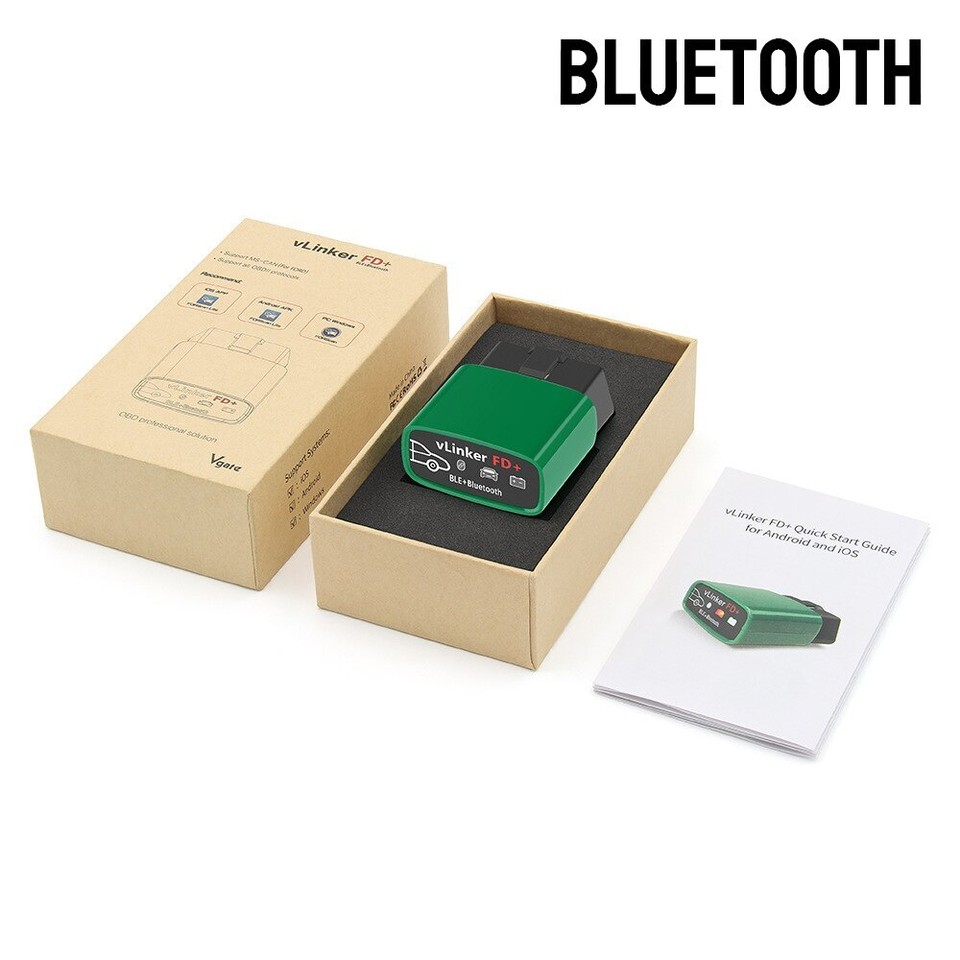 Vgate vLinker FD Plus OBD2 Adapter Bluetooth BLE Scanner FORScan for ...