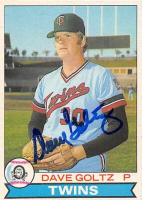 Dave Goltz autographed baseball card (Minnesota Twins) 1979 O-Pee-Chee ...
