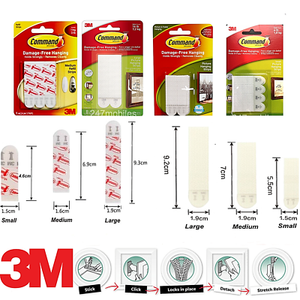 3m command strips self adhesive picture frame hanging strips white s m ...