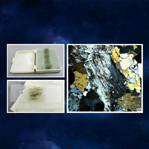 30um Geological Grinding Flakes Prepared Ore Rock Specimen Microscope ...