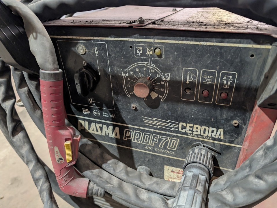 Cebora Plasma Prof 70 Plasma Cutter - 70 Amp / 25mm Cut (Italian / 3 ...