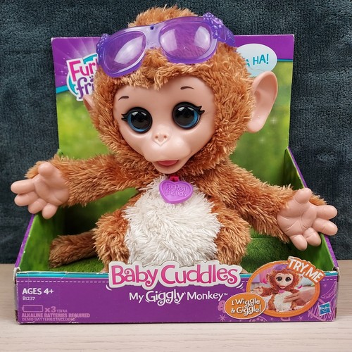 FurReal Friends Baby Cuddles My Giggly Monkey Hasbro - Boxed, Tested ...