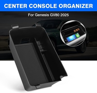 For 2021-2025 Genesis GV80 Accessories Car Armrest Storage Box ...