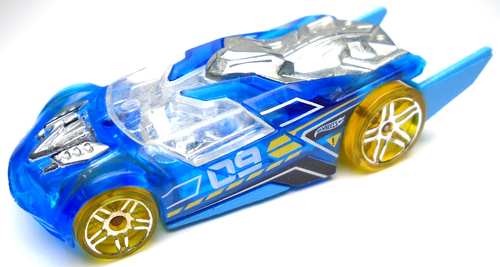 2014 HOT WHEELS ROAD ROCKETS RD-09 BLUE #09 1:64 DIECAST 3" RACE CAR W ...