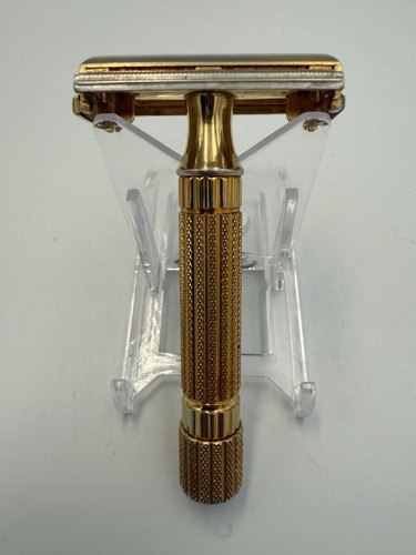 Gillette Aristocrat DE TTO Gold Plated Safety Razor | eBay