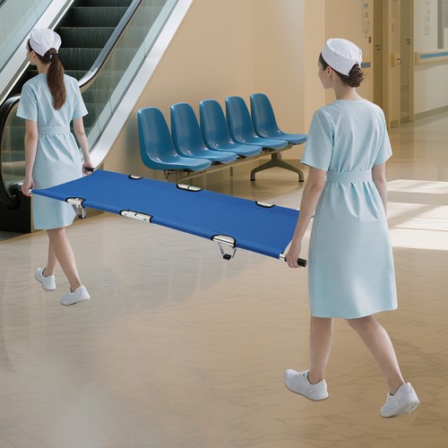 Folding Stretcher Set Portable Patient Transport Stretching Tool Kit ...