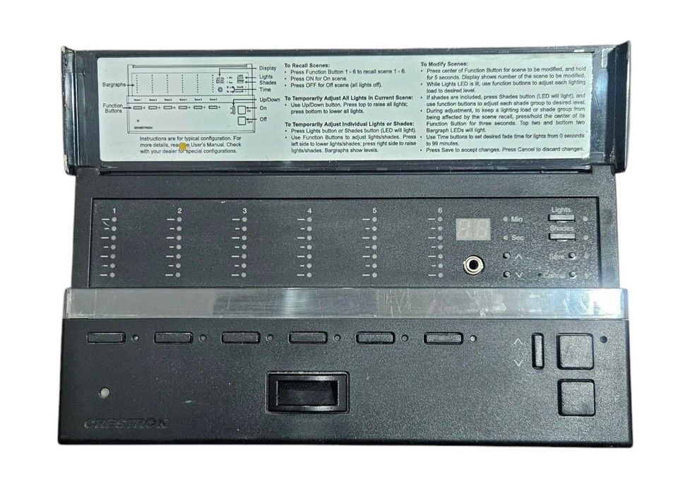 CRESTRON CLSI-C6MB ILUX INTEGRATED LIGHTING SYSTEM WITH MOTION DETECTOR ...