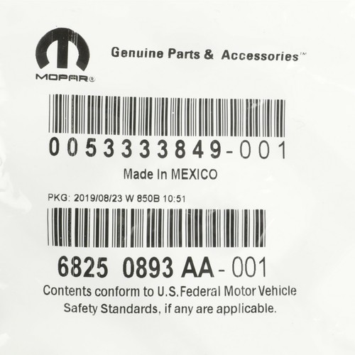 16-22 GRAND CHEROKEE DURANGO FRONT ABS ANTI LOCK BRAKE SENSOR MOPAR ...