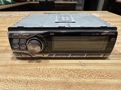 ALPINE CAR AUDIO STEREO 1 DIN CD UNIT CDA-9851 OLD SCHOOL | eBay