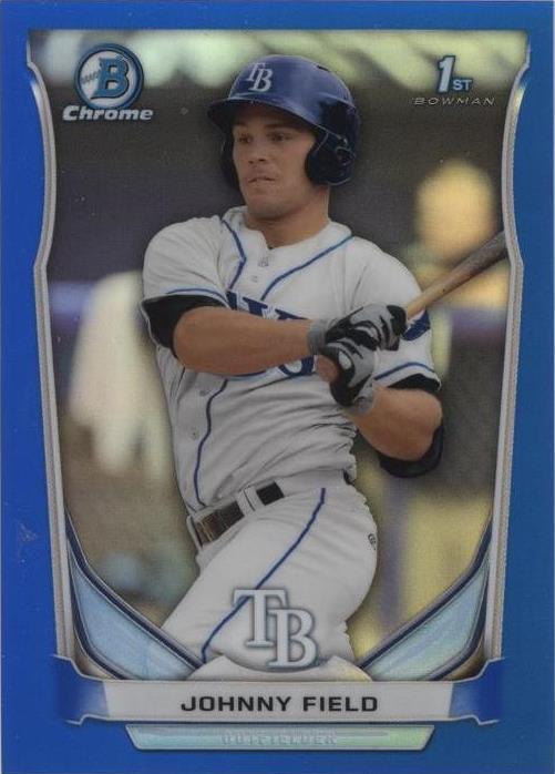 2014 Bowman Chrome - Prospects Johnny Field #BCP57 Blue Refractor /250 ...