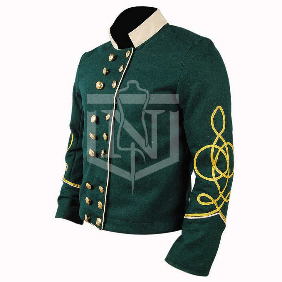 New Men's Civil War Union sharpshooter Captain Shell Green Hussar ...