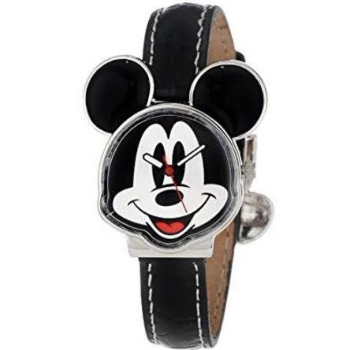 Vintage Disney Happy Mickey Mouse shape Watch -Works! - Gem