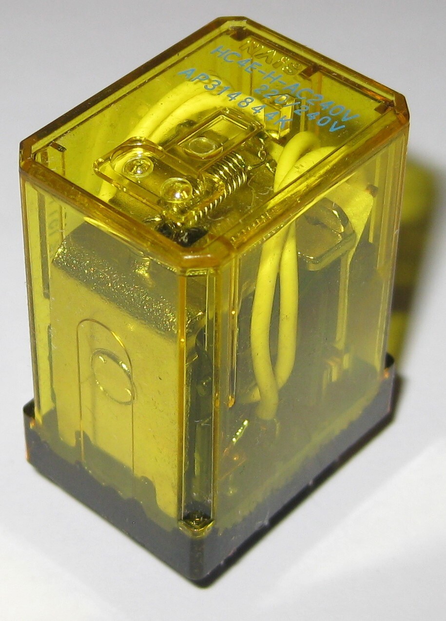 125/250 V AC - 2A Relay - 4PDT 4 Form C Four Pole Double Throw Relay ...