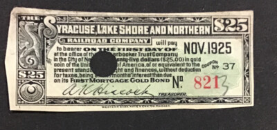 Us 1925 $25 First Mortgage Gold Bond, (W39) | eBay