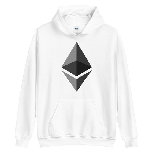 Ethereum Logo Hoodie Crypto Currency ETH Trade Invest Mine Hodl ...