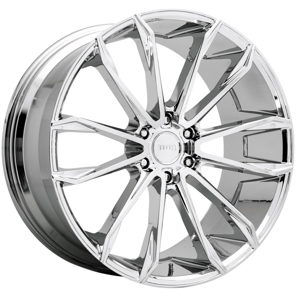 (Set of 4) Dub S251 Clout 24x10 6x5.5" +30mm Chrome Wheels Rims 24 ...