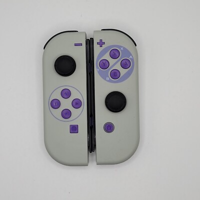 Custom SNES OEM Joy Cons for Nintendo Switch | eBay