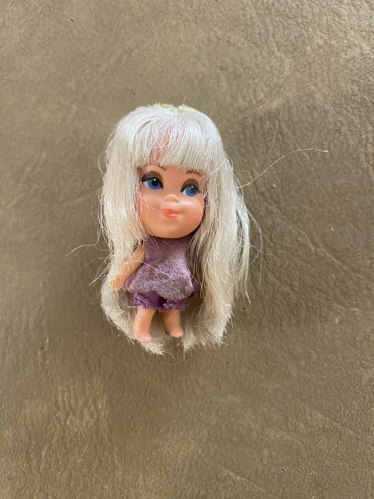 Vintage Liddle Kiddles Doll with purple Dress | eBay