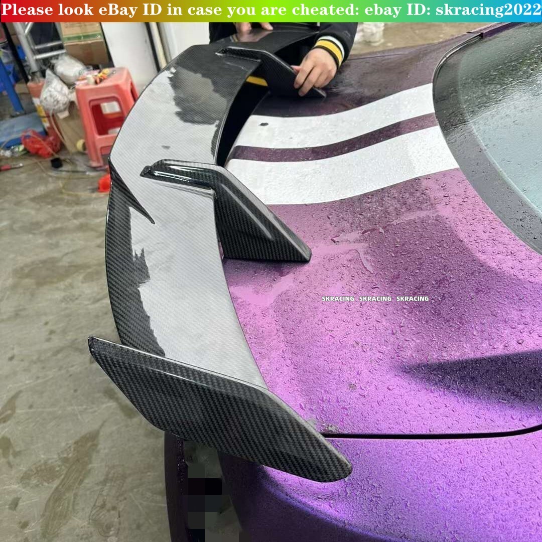 For Lexus RC200t RC300 RC350 F-Sport Carbon Fiber Rear Trunk Spoiler ...