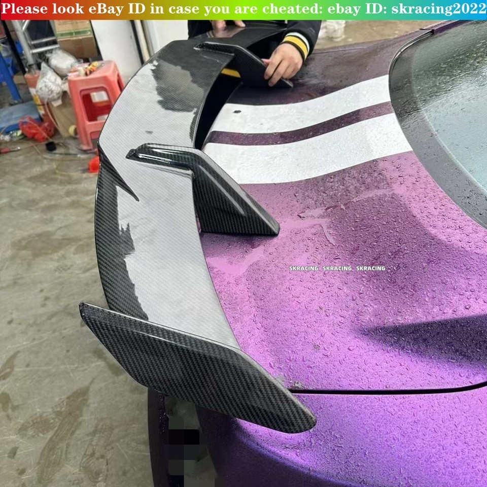 For Lexus RC200t RC300 RC350 F-Sport Carbon Fiber Rear Trunk Spoiler ...