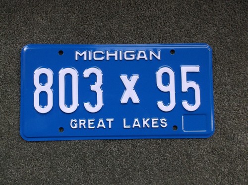 🗽🗽🗽🗽 Michigan License Plates 1984 Municipal Police Fire | eBay