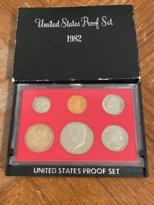 1982-S US Mint Proof 5 Coin Set/OGP #108-2sh | eBay