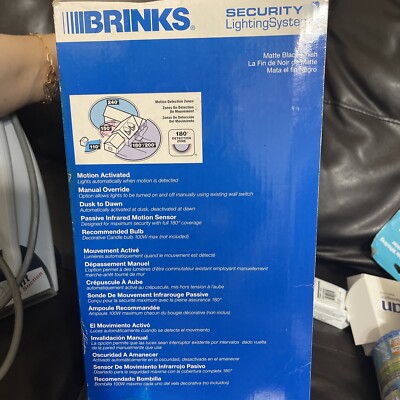 Brinks Motion Activated Security Light Manual | Shelly Lighting