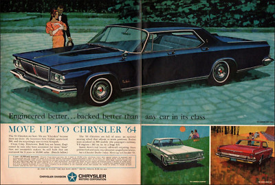 Vintage ad 1964 Chrysler retro Car Auto Vehicle Black 2-pgs 04/15/23 | eBay