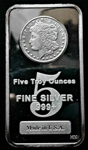 5 oz Silver Bullion Bars & Rounds for sale | eBay