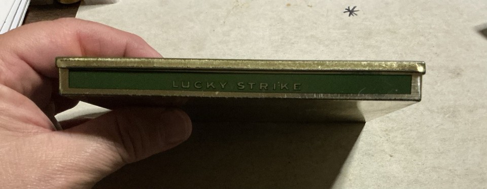 Vintage Lucky Strike Flat Fifties It's Toasted Metal Cigarette Tin | eBay