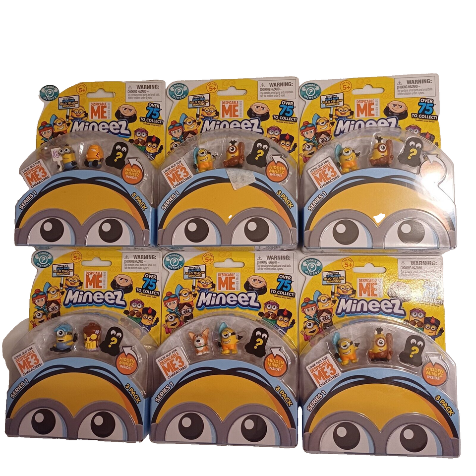 Mineez Minions Despicable ME Serie 1 - 3 Pack - Minion Made 2017 Select ...