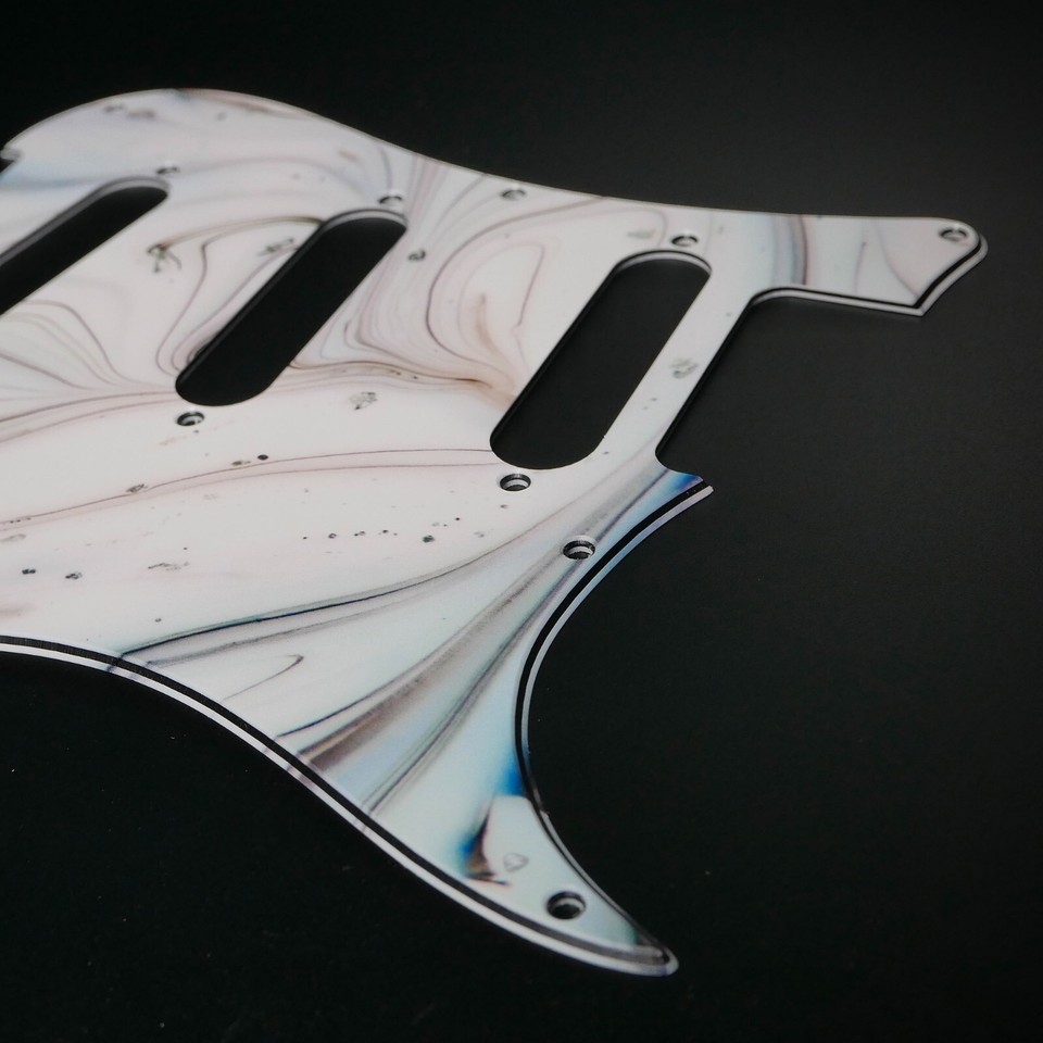 PRS Silver Sky • Silver Sky SE Pickguard • Marble #1 • Custom Pickguard ...