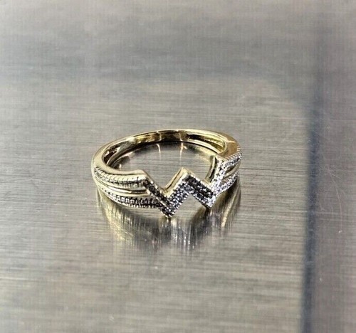 925 Silver Wonder Woman Collection 14K Yellow Gold Plated Women's Band ...