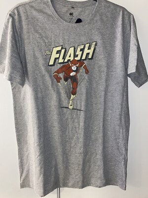 DC Comics The Flash T-Shirt Mens Tee Size Large (L) Barry Allen New ...