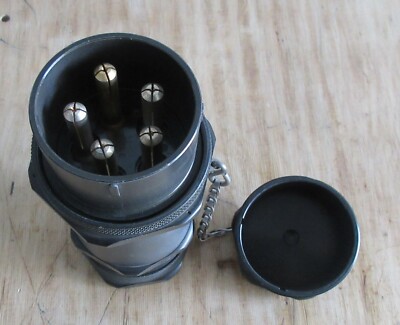 Pyle National ZZM-3024-29 5 Pin 2 AWG 100A 600V Connector Plug Complete ...