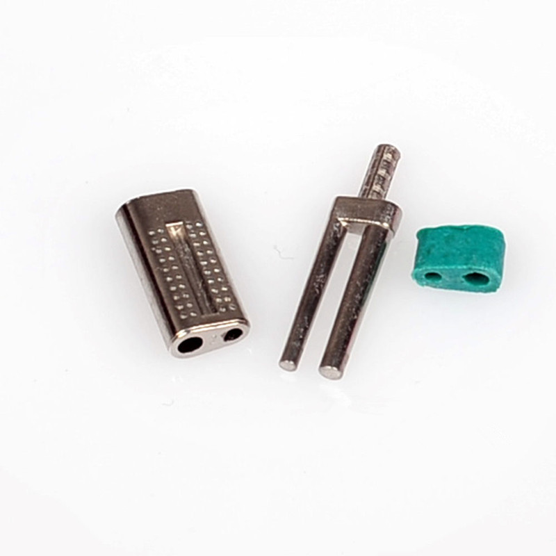 500pcs Double Twin Master Pins with Sleeves Dental Lab use with Pindex ...