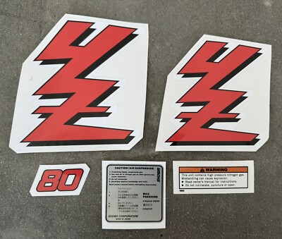 yamaha 1989 YZ80K Full Decal Set / Sticker Kit | eBay